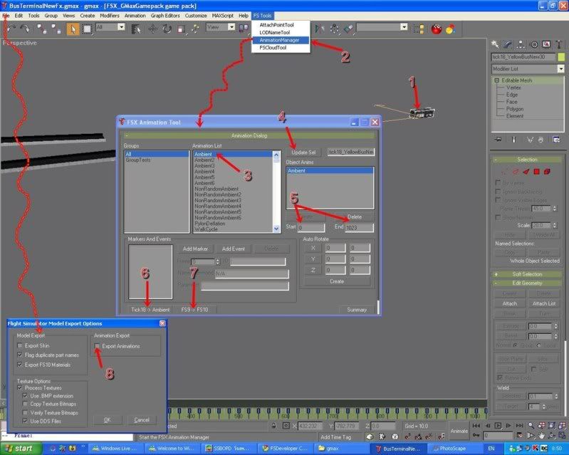 FSXA - Animation does not export | FSDeveloper