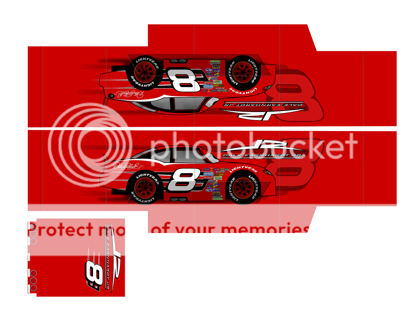 Dale Earnhardt Jr. Logos - Disney Pixar Cars - The Toys