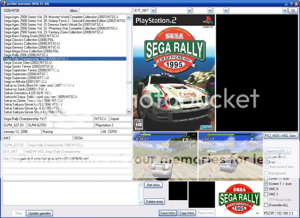 Open PS2 Loader (1 de 290) en PlayStation 2 › Scene