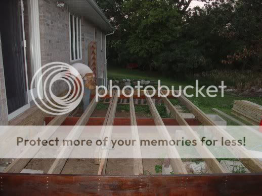 using 2x8 treated lumber?