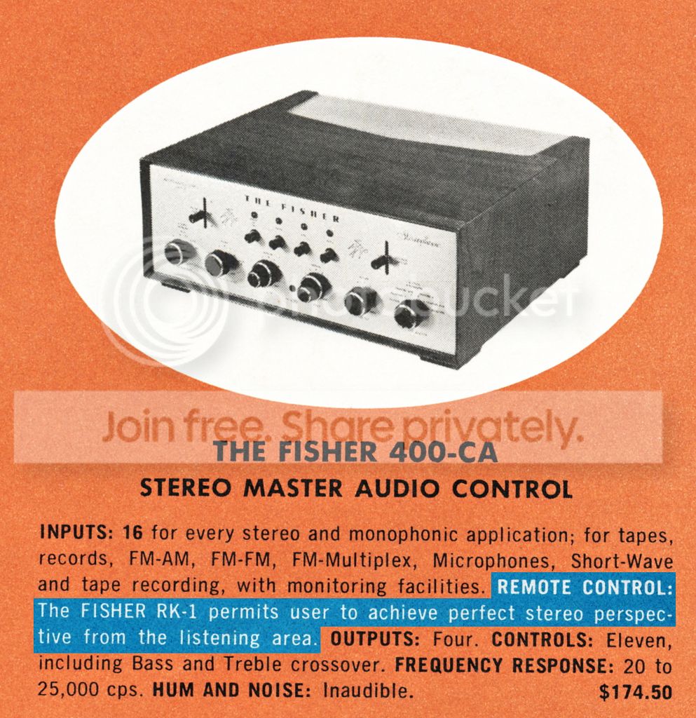 A Late 50s into 1960s Fisher Model List | Page 5 | Audiokarma Home ...